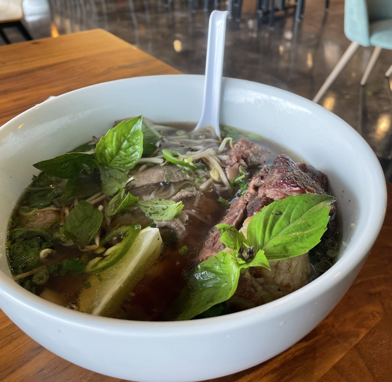 B S Braised Short Ribs Pho – Basil & Sprout